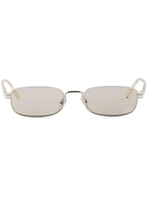 Prada Rectangle-frame Sunglasses - Silver