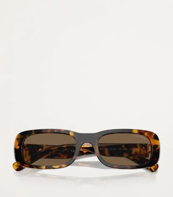 Miu Miu Acetate Rectangular Sunglasses