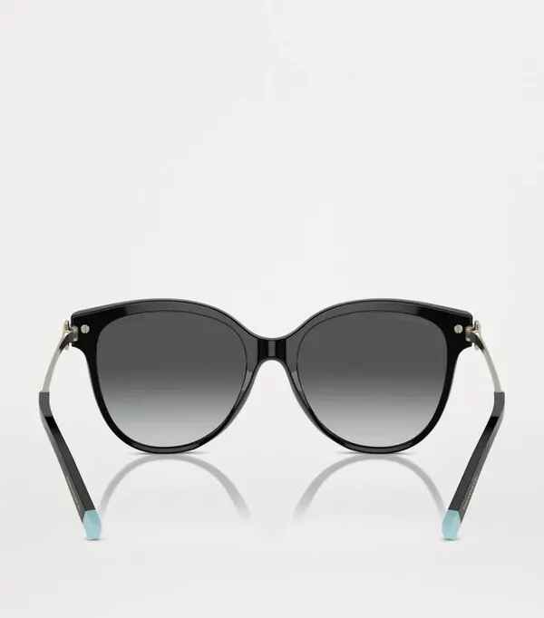 Tiffany & Co. Acetate Cat Eye Sunglasses With Monogram Detail