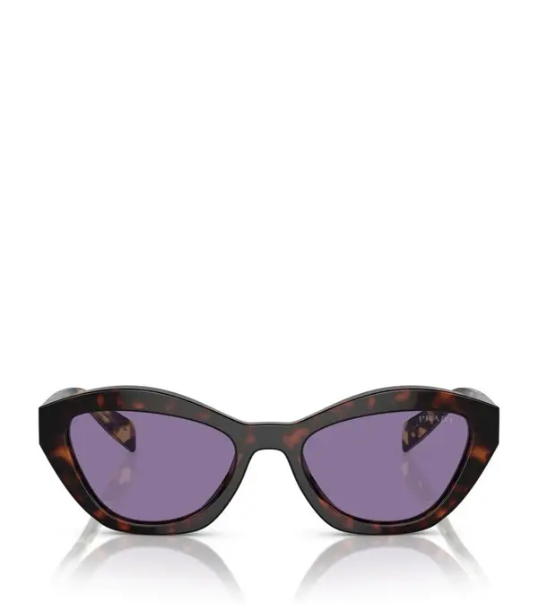 Prada Tortoiseshell Cat-eye Sunglasses - Brown