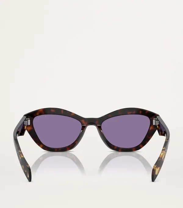 Prada Tortoiseshell Cat-eye Sunglasses - Brown