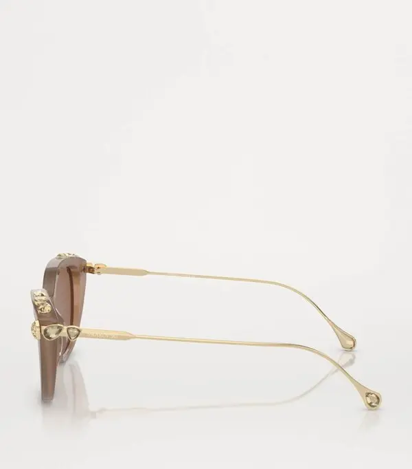 SWAROVSKI Embellished Sk6010 Sunglasses - Brown
