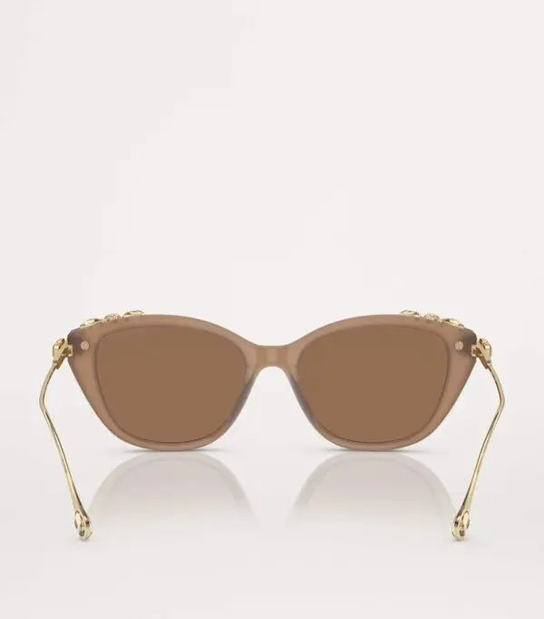 SWAROVSKI Embellished Sk6010 Sunglasses - Brown