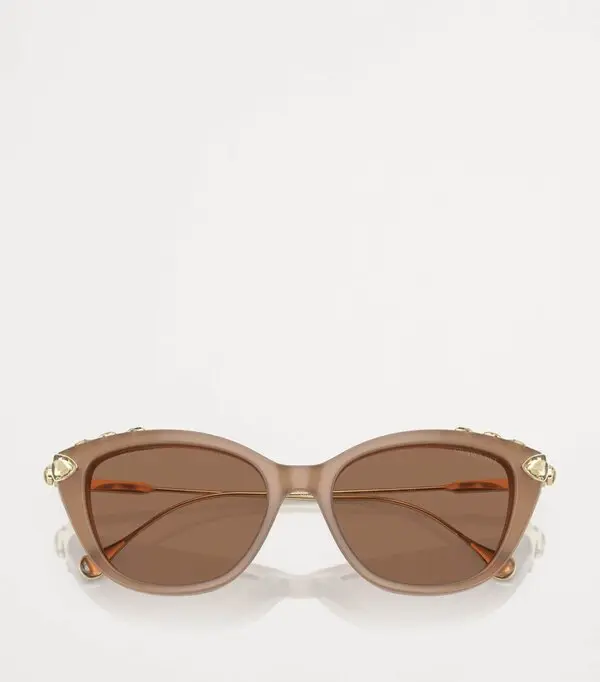 SWAROVSKI Embellished Sk6010 Sunglasses - Brown