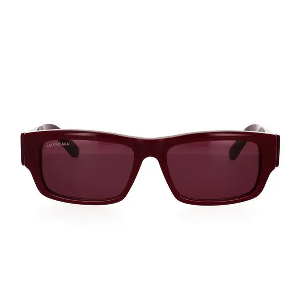 Balenciaga Rectangle Sunglasses - Red