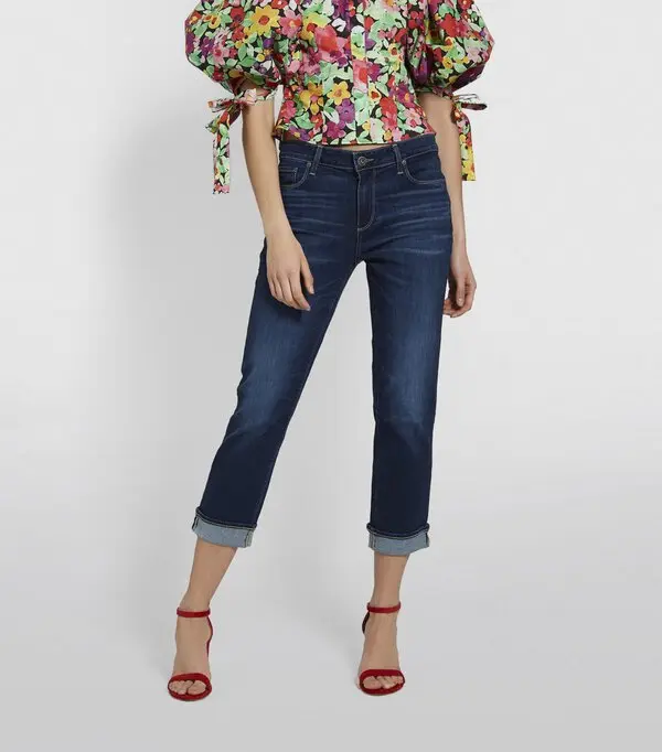 Paige Brigitte Cropped Straight Jeans