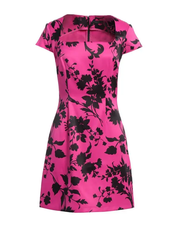 guess dress pink Guess Women's Dress Pink Size L Aida Smocked Gingham Sheath Metal Logo Tag