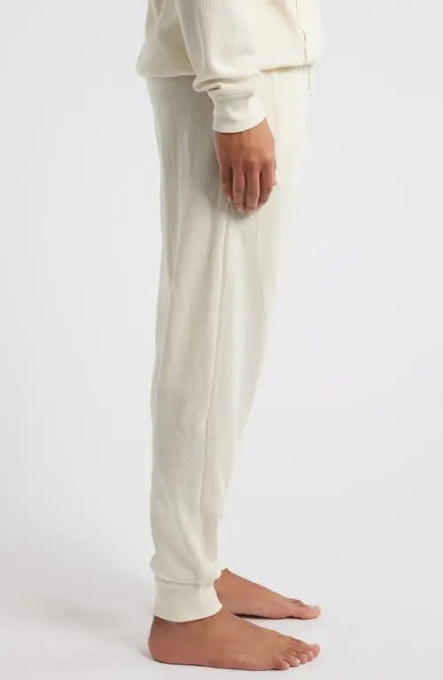 Nordstrom Thermal Lounge Joggers - Ivory Dove