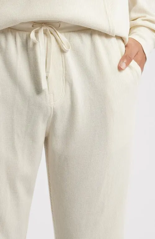 Nordstrom Thermal Lounge Joggers - Ivory Dove