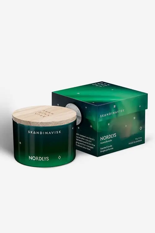 SKANDINAVISK Nordlys Scented Candle 90g - Green