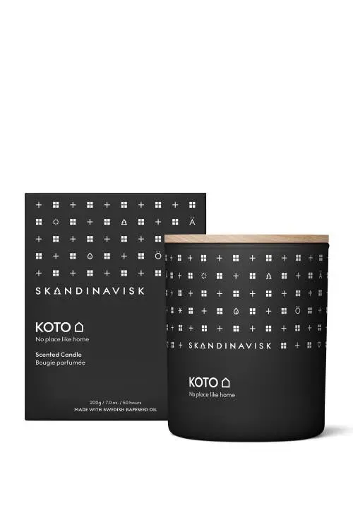 SKANDINAVISK Koto Scented Candle 200g - Black