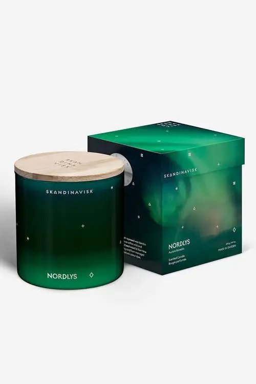 SKANDINAVISK Nordlys Scented Candle 400g - Green