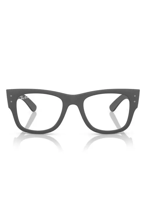 Ray-ban 52mm Square Eyeglasses - Grey