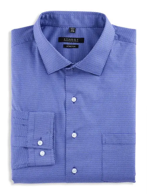 SYNRGY BY DXL Micro Patterned Dress Shirt
