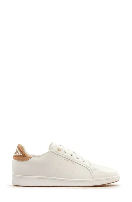 FRANKIE4 Jackie V Leather Sneakers - White/ Tan Mix