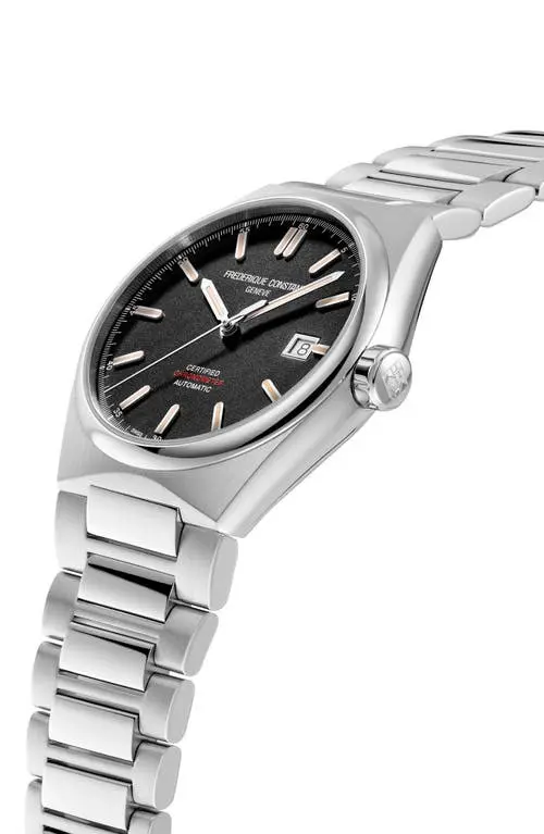 FREDERIQUE CONSTANT Highlife Automatic Cosc Bracelet Watch - Silverone
