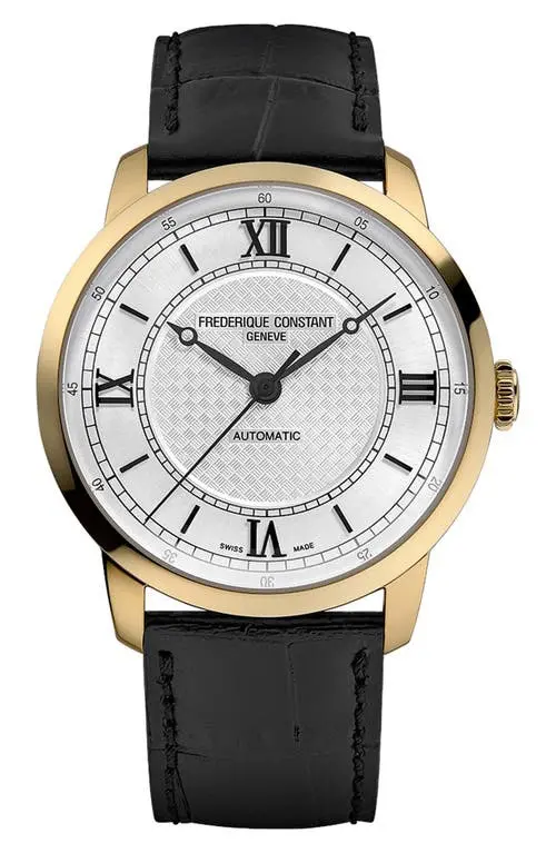 FREDERIQUE CONSTANT Classics Automatic Strap Watch - Black