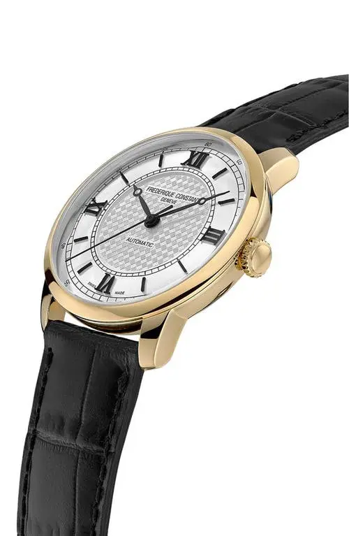 FREDERIQUE CONSTANT Classics Automatic Strap Watch - Black
