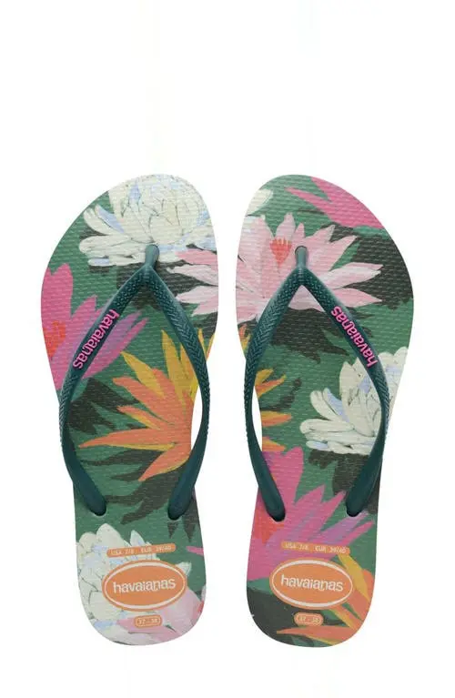 Havaianas Slim Flip Flop - Pantanal Green