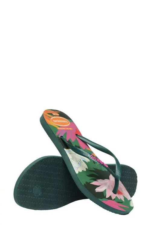 Havaianas Slim Flip Flop - Pantanal Green