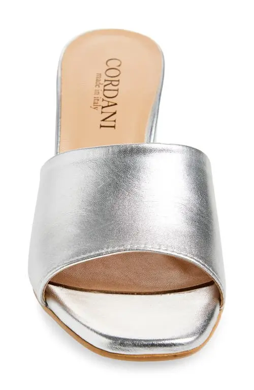 Cordani Irina Suede Slide Sandal - Argento