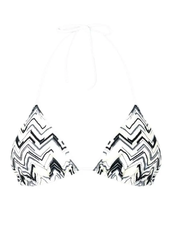 Missoni Zigzag-knit Bikini Set - Black