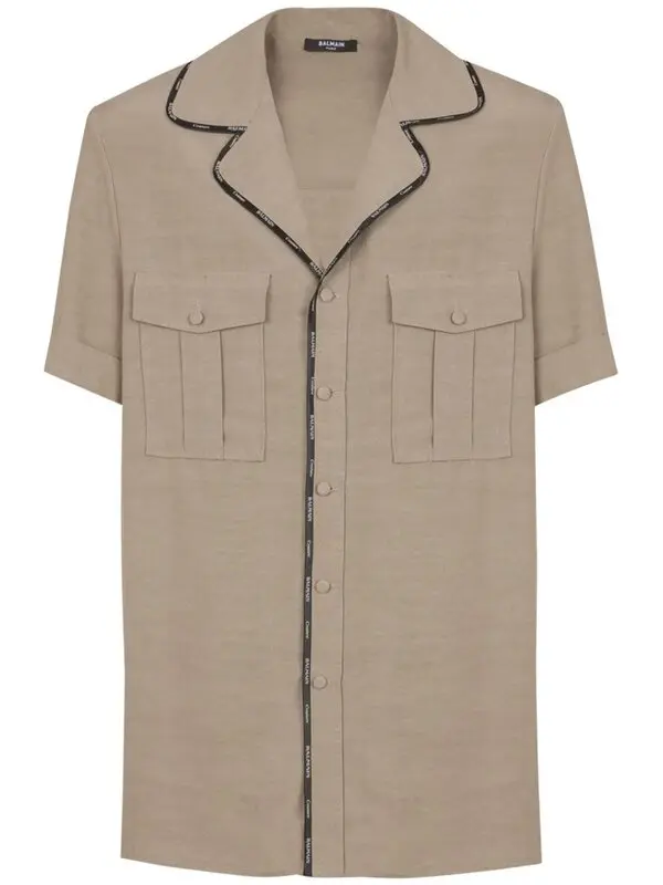Balmain Contrast-trim Shirt