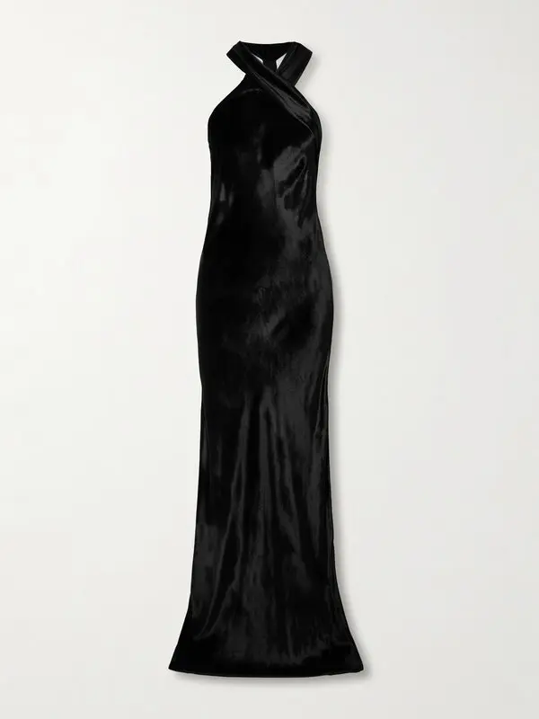Galvan Pandora Velvet Gown