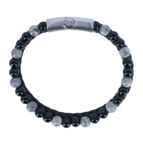 Trafalgar Thurgood Beaded And Braided Leather Bracelet