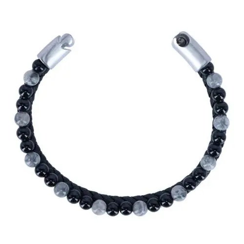 Trafalgar Thurgood Beaded And Braided Leather Bracelet