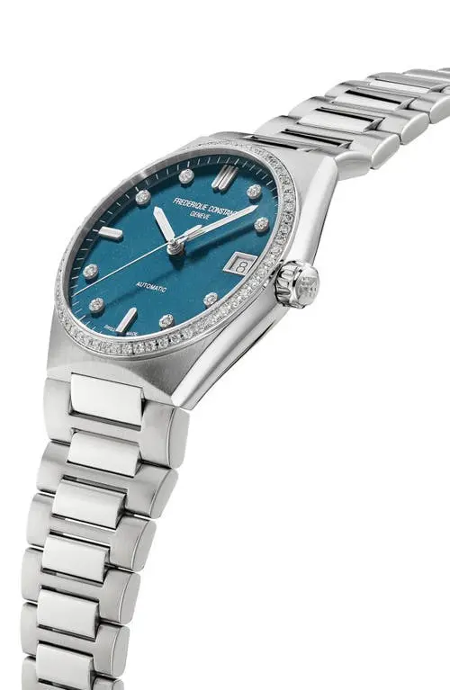 FREDERIQUE CONSTANT Highlife Diamond Automatic Bracelet Watch