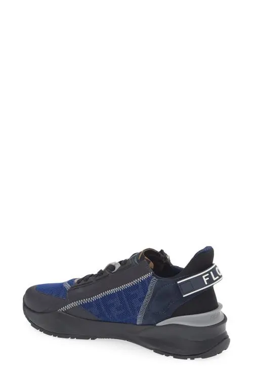 Fendi Flow Low Top Sneakers - Grig Abiss/ Navy