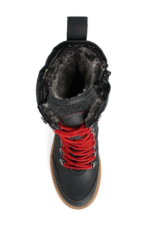SANTANA CANADA Cariboo Waterproof Mixed Media Boot - Black Red