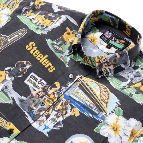 Reyn Spooner Pittsburgh Steelers Scenic Button-down Shirt - Black