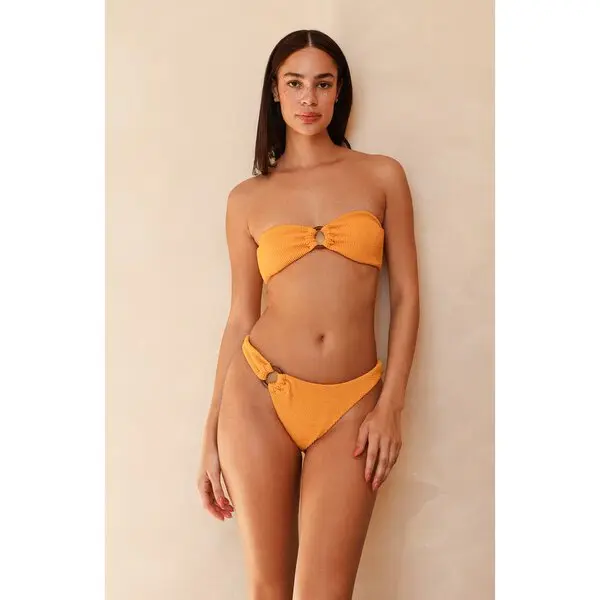 DIPPIN DAISY'S Haven Cheeky Bikini Bottom - Golden Glow