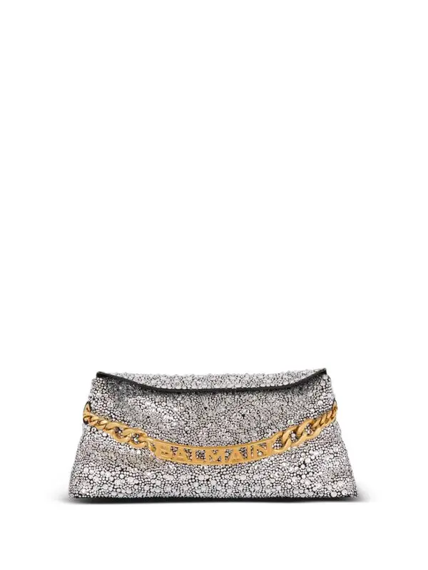 Balmain 1945 Rhinestone-embellished Clutch