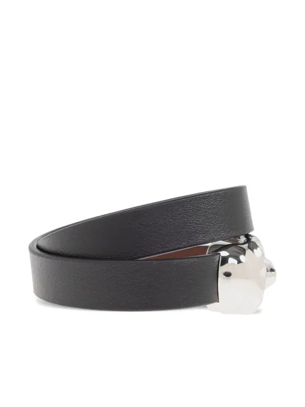 Alexander McQueen Skull Appliqué Bracelet - Black