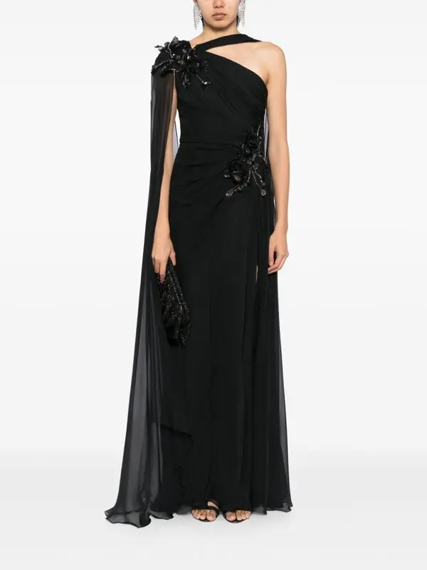 Zuhair Murad Chiffon Gown - Black