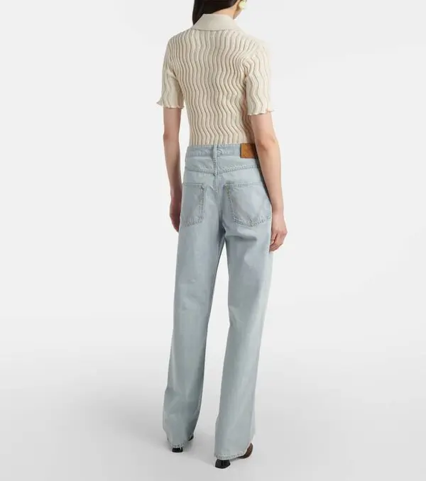 Bottega Veneta Mid-rise Straight Jeans