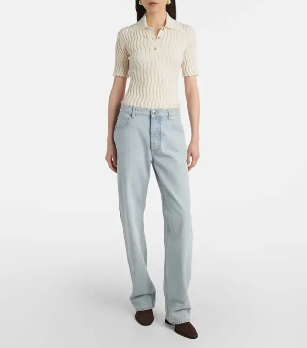 Bottega Veneta Mid-rise Straight Jeans