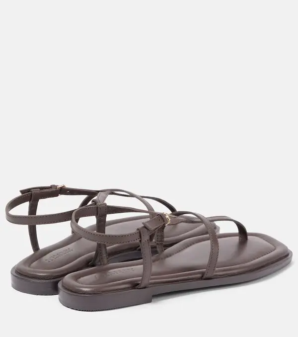 A.emery Remly Leather Thong Sandals - Brown