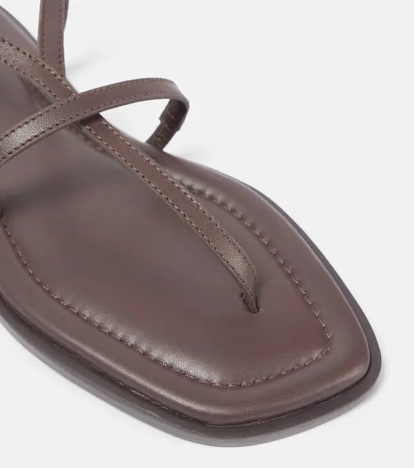 A.emery Remly Leather Thong Sandals - Brown