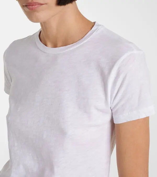 Velvet By Graham & Spencer Sierra Cotton Jersey T-shirt - White