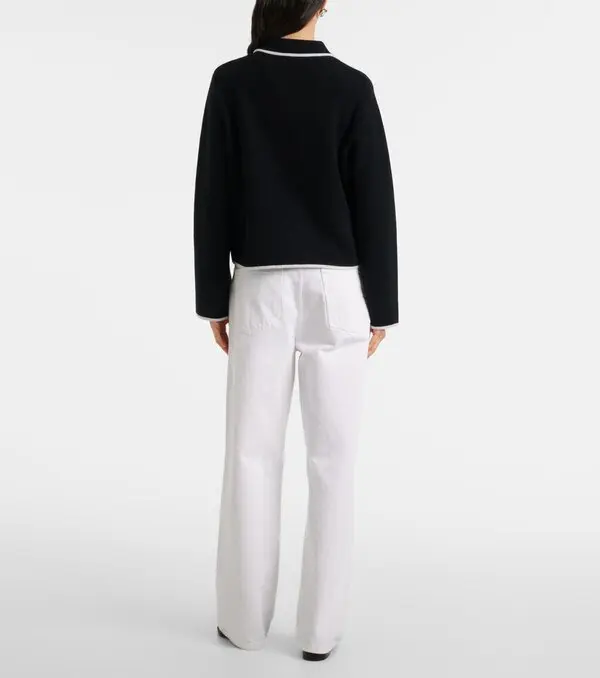 Jardin Des Orangers Wool And Cashmere Zip-up Sweater