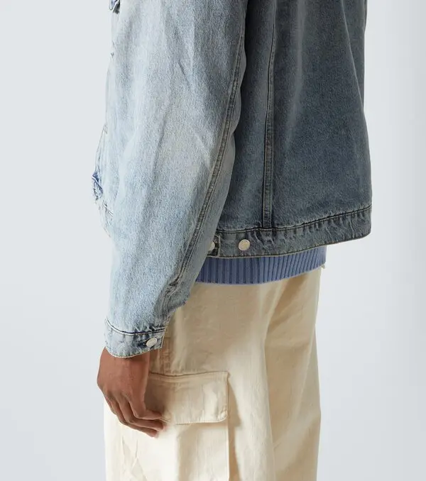FRAME Distressed Denim Jacket