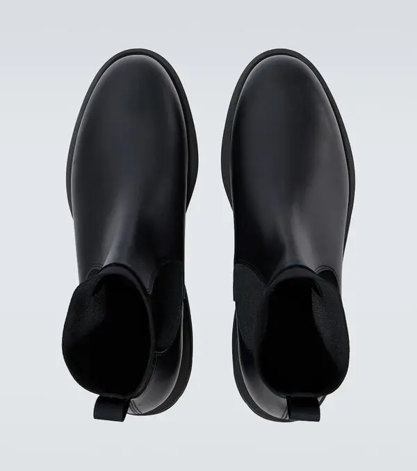 Sacai Leather Chelsea Boots