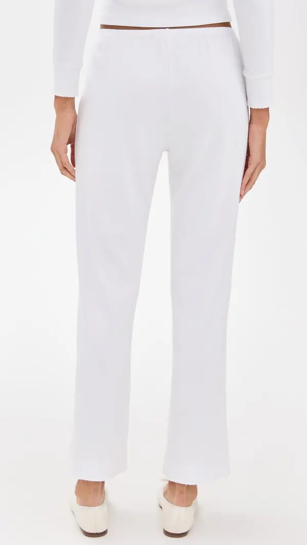Donni. The Baby Rib Scallop Pants