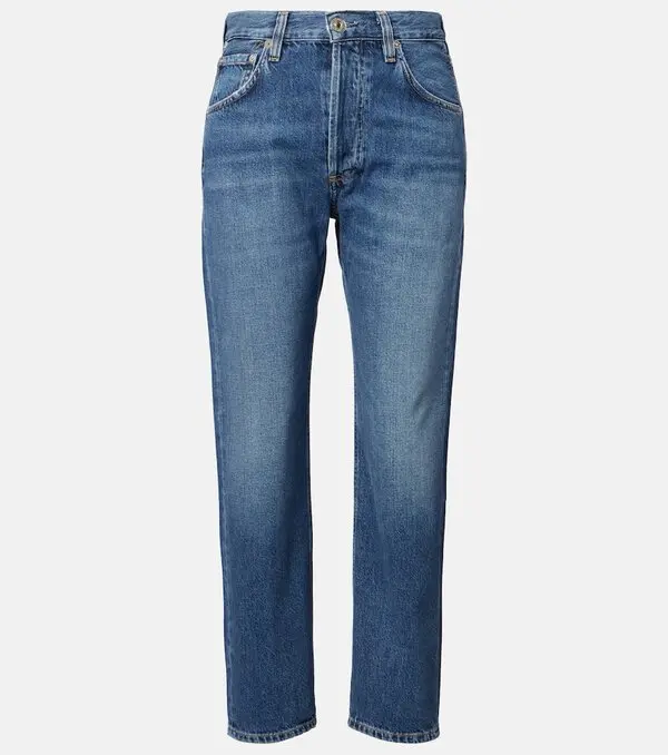 Citizens Of Humanity Winslow Mid-rise Straight Jeans - Blue