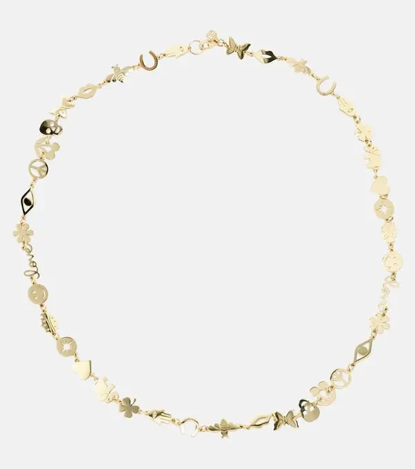 SYDNEY EVAN 14kt Yellow Charm Necklace - Gold