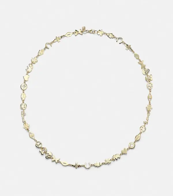 SYDNEY EVAN 14kt Yellow Charm Necklace - Gold